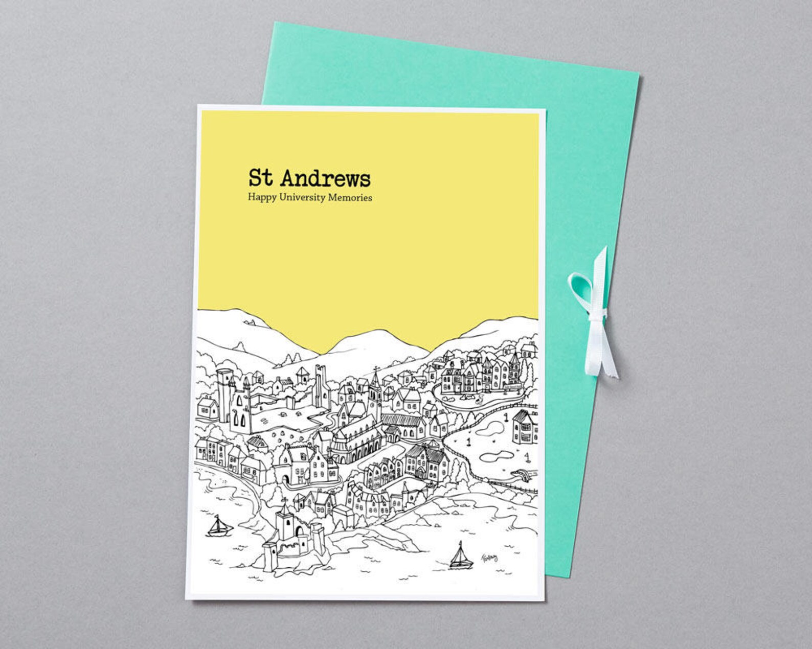 Personalised St Andrews Print St Andrews Gift First - Etsy