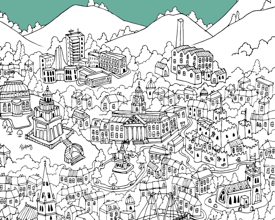 Personalised Lancaster Print Unique Lancaster Wedding Gift - Etsy