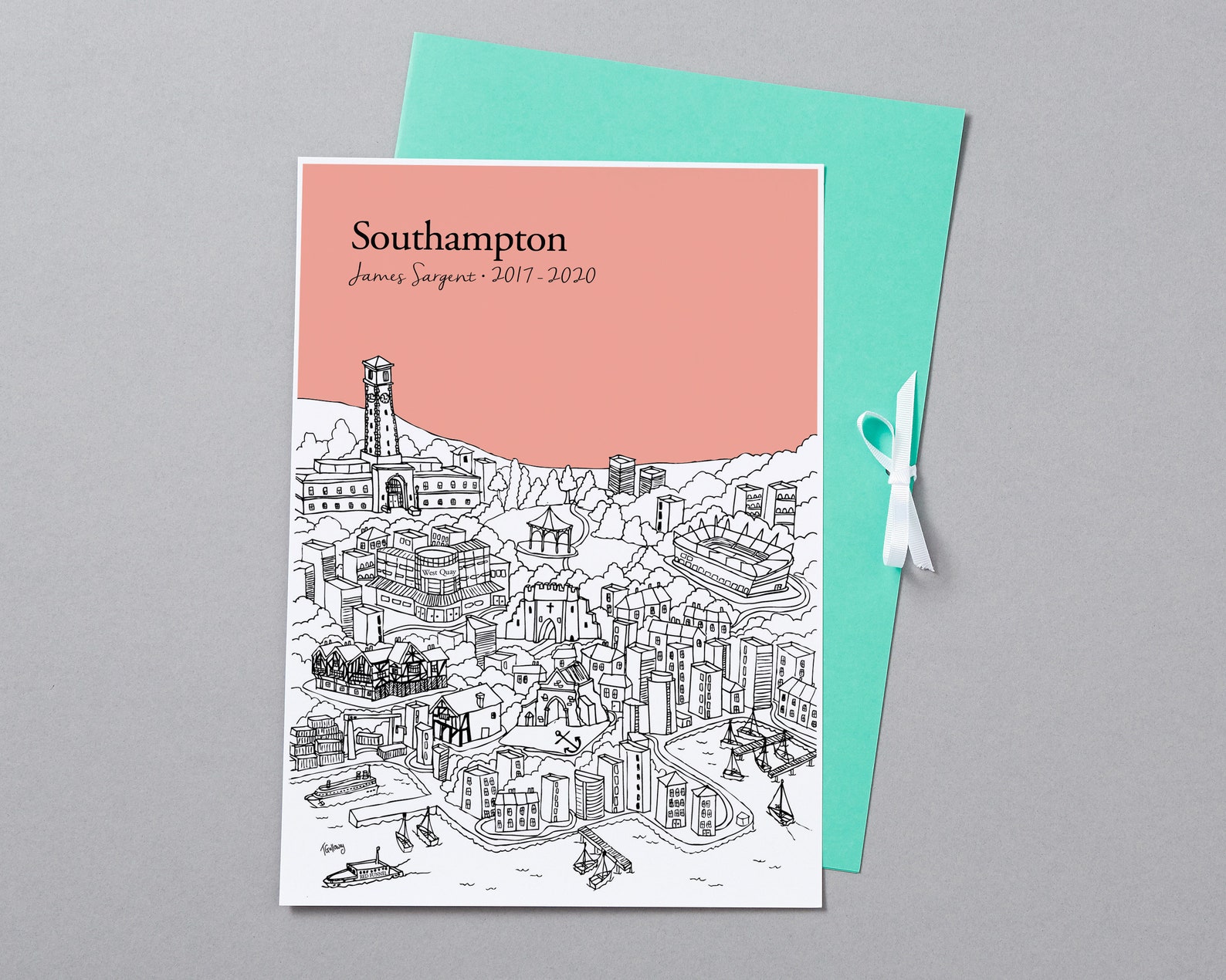 Personalised Southampton Graduation Gift Southampton | Etsy