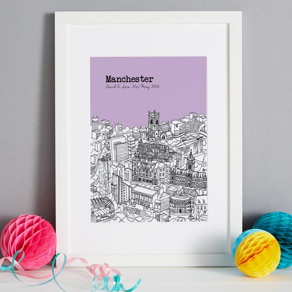 Manchester Print - Etsy UK