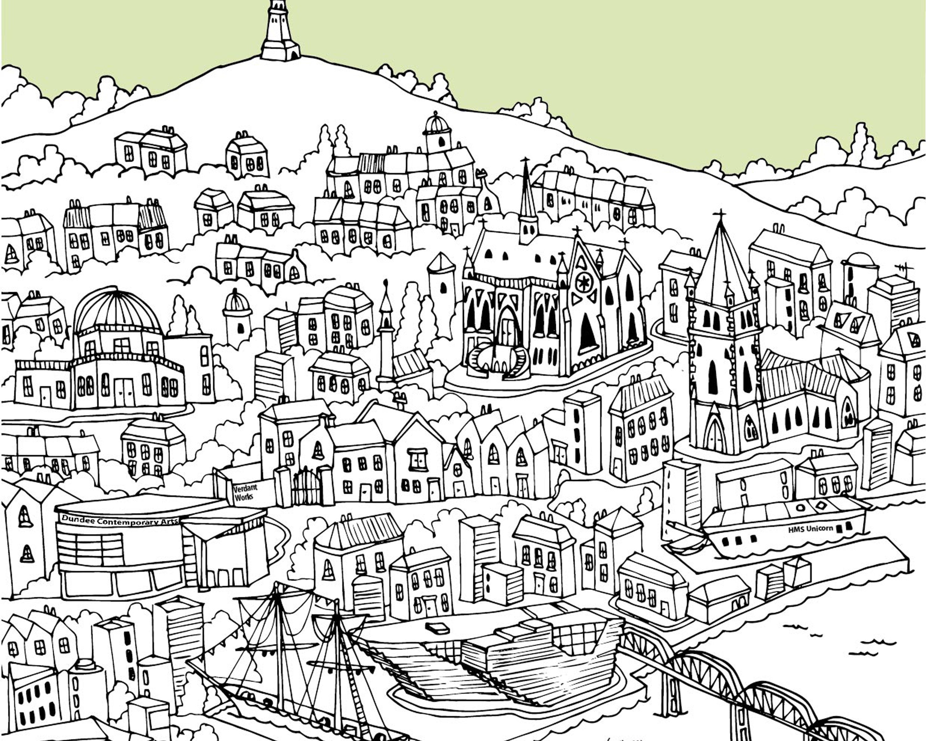 Personalised Dundee Print Unique Wedding Gift Dundee | Etsy