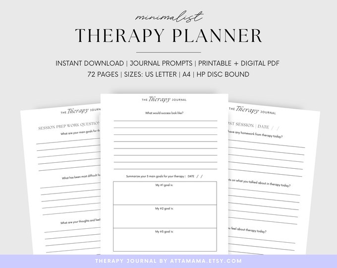 Therapy Session Reflection Worksheet / Post Therapy Check-in / Therapy ...