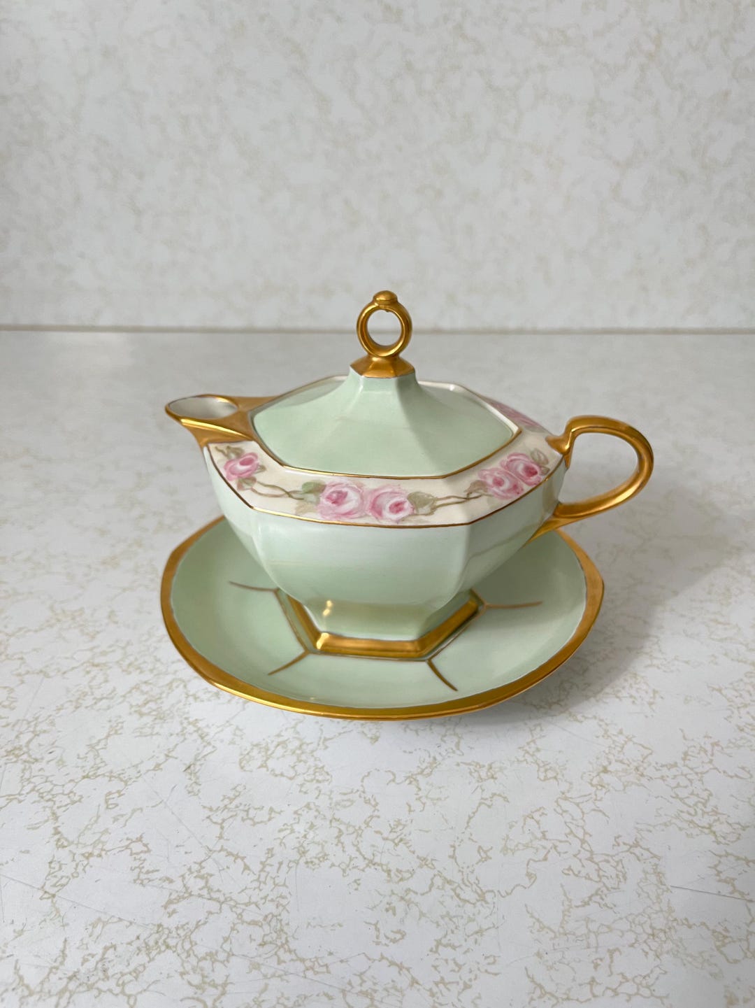Antique MZ AUSTRIA Moritz Zdekauer Altrohlau Porcelain China Lidded ...