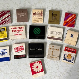 Sweet 16 - Lot of 16 Vintage Matchbooks - Advertising Bundle Collection ...