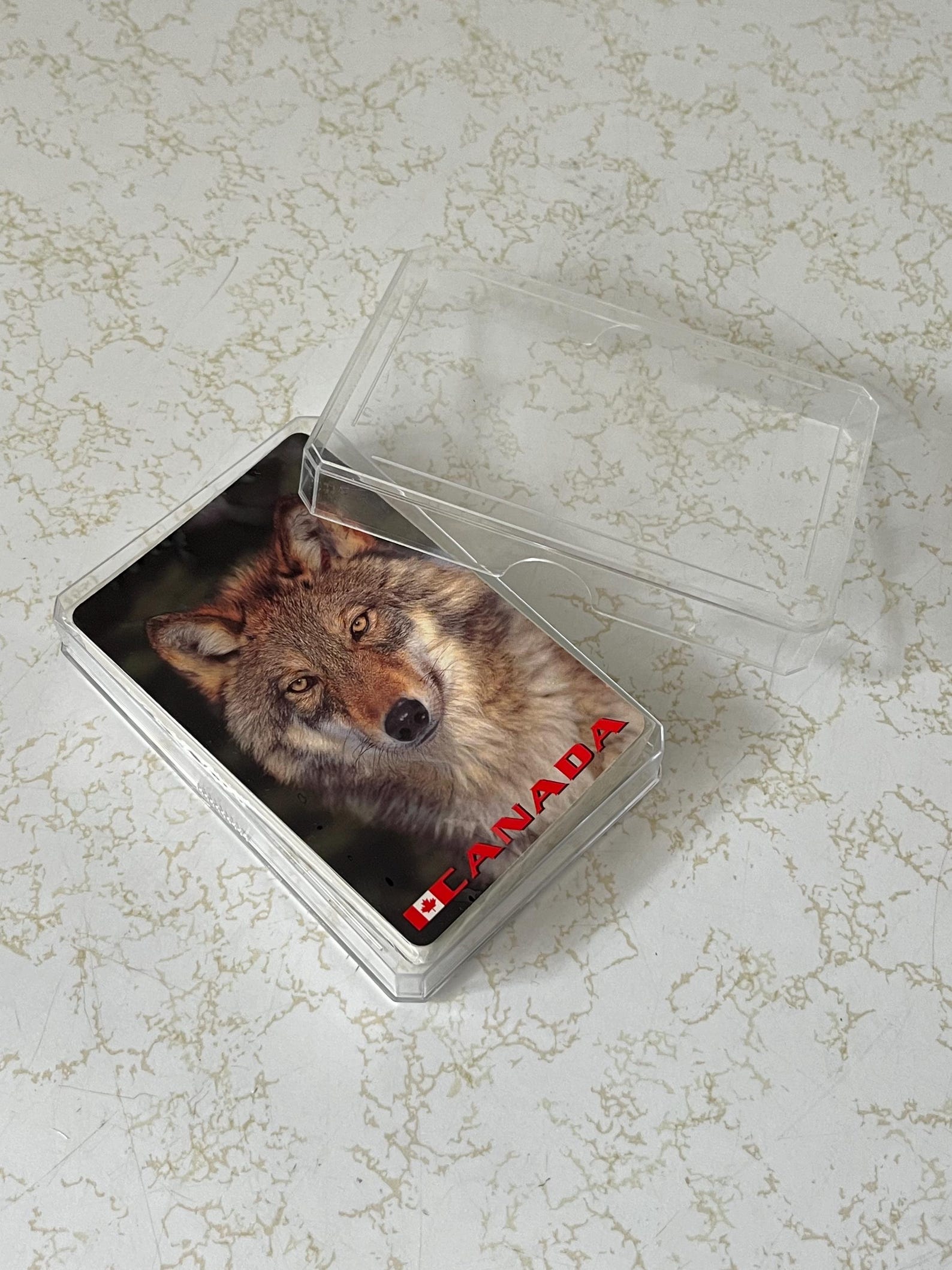 Vintage 1990s CANADA Souvenir Playing Cards Deck W Travel Carrying Case ...