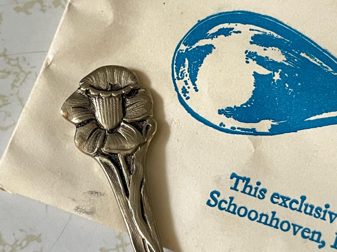 Vintage 1972 BRECK'S HOLLAND Exclusive Demitasse Spoon Narcis ...