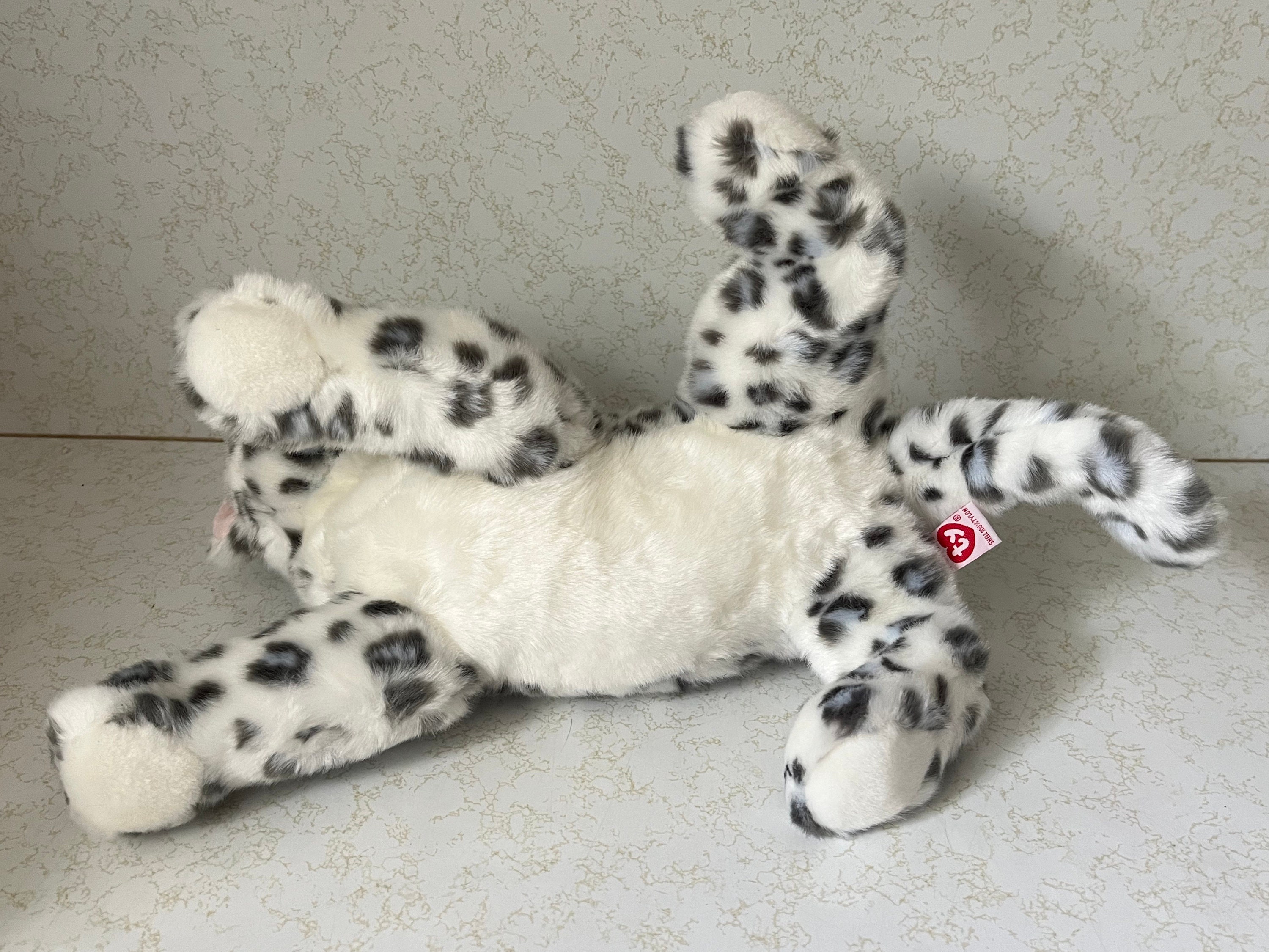 Vintage / Retired SUNDAR Snow Leopard Ty Beanie Baby & Buddy Set MWMT ...