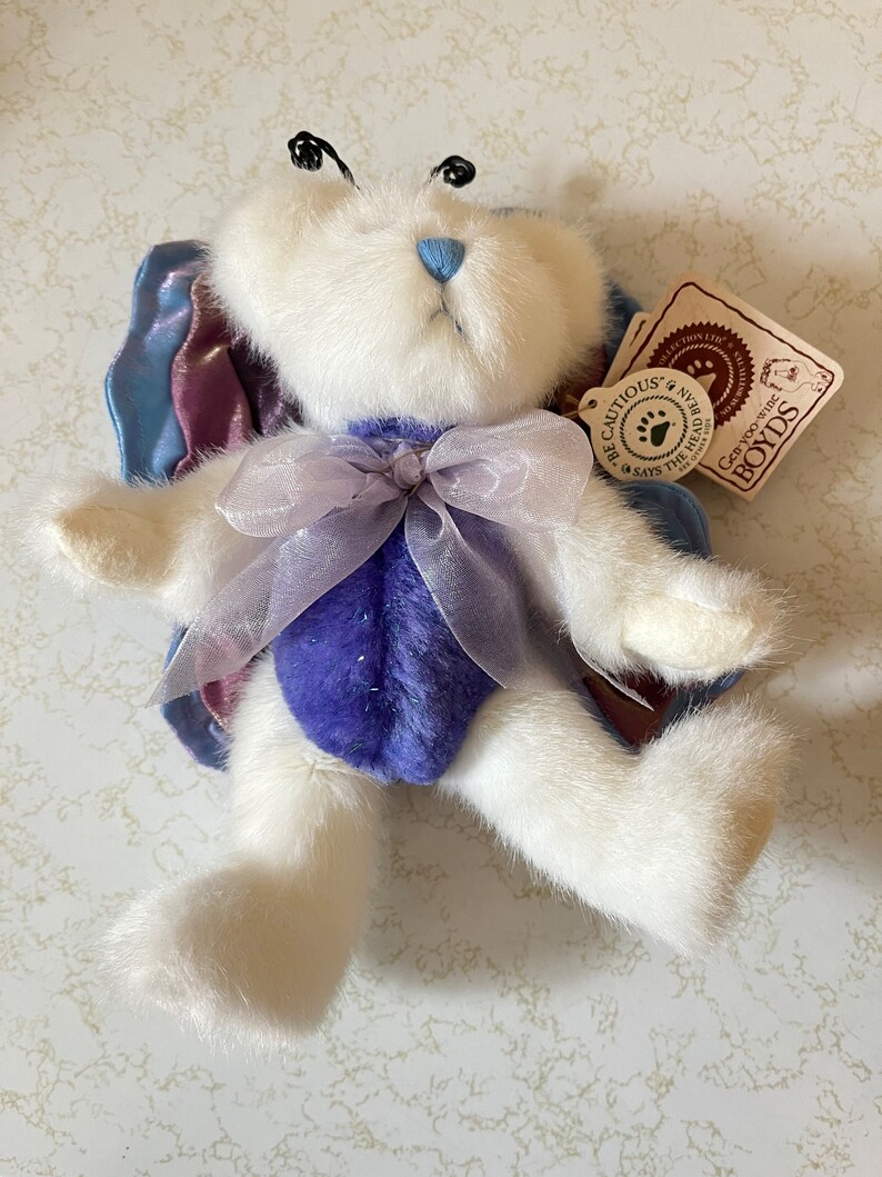 Vintage 2002 Gen-yoo-wine BOYDS LILY FLUTTERBY Bear T.j.'s Best Dressed Collection 913934 ...