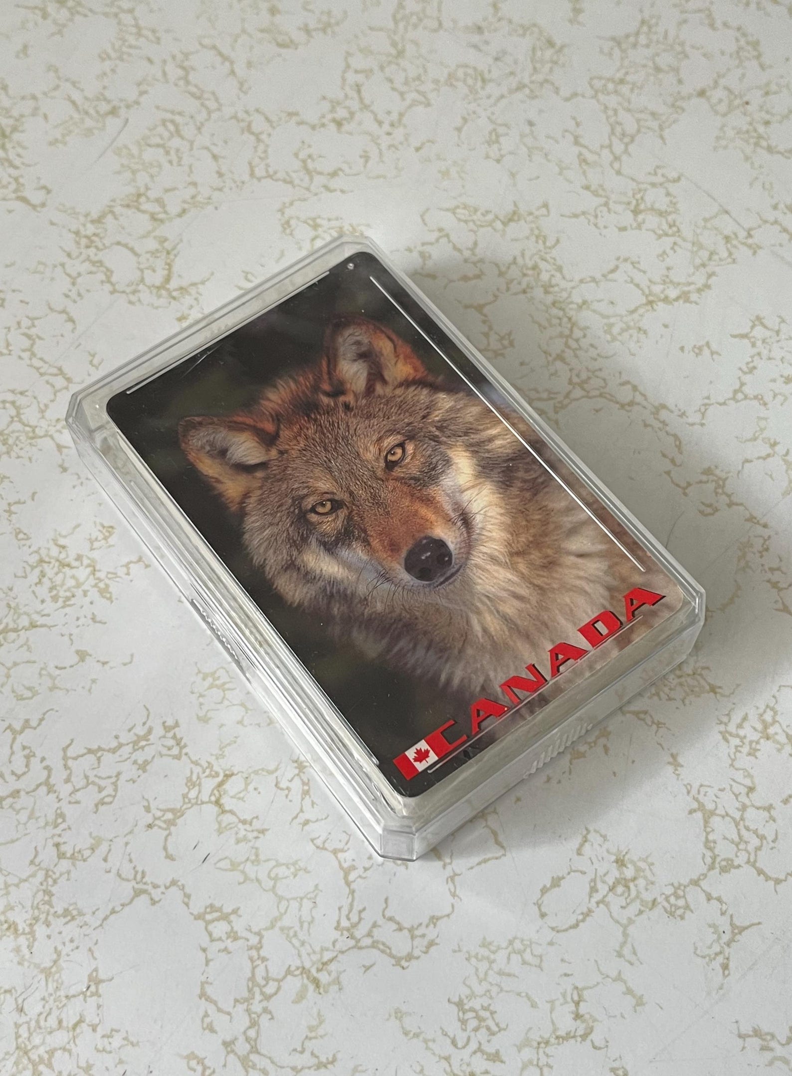 Vintage 1990s CANADA Souvenir Playing Cards Deck W Travel Carrying Case ...