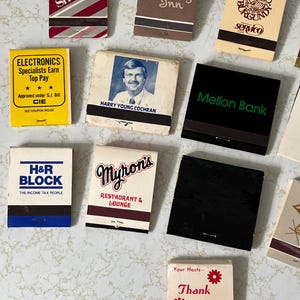 Sweet 16 - Lot of 16 Vintage Matchbooks - Advertising Bundle Collection ...