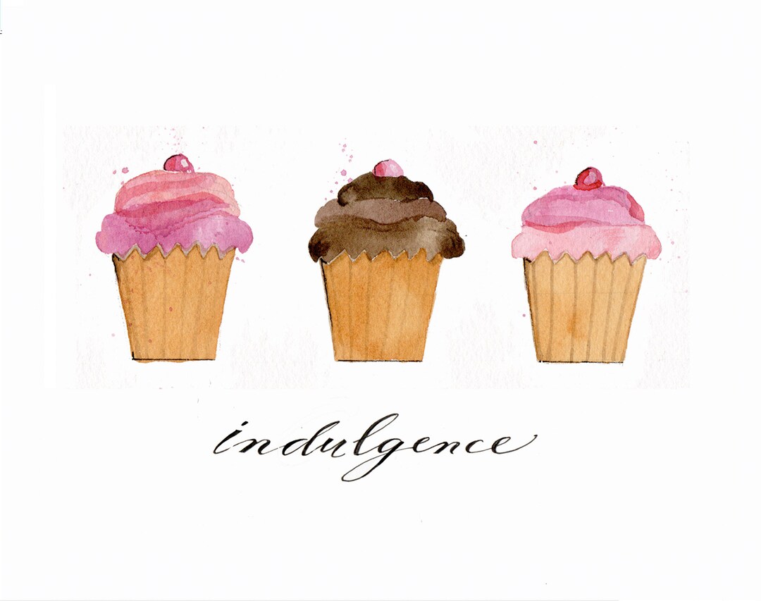 Cupcake Note Cards - Pack - Etsy