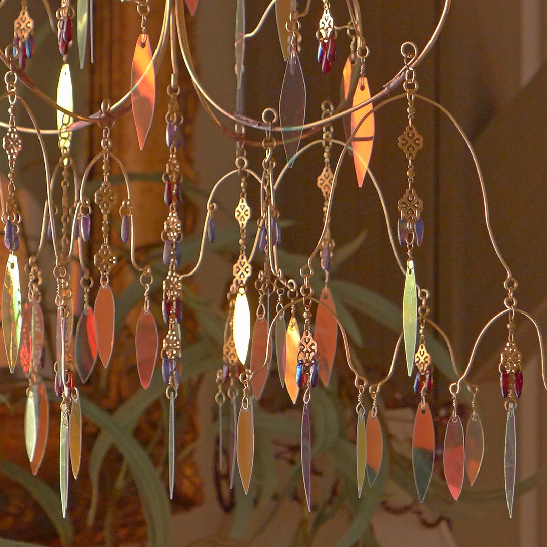 Color Shift A Sunshower Chandelier - Etsy