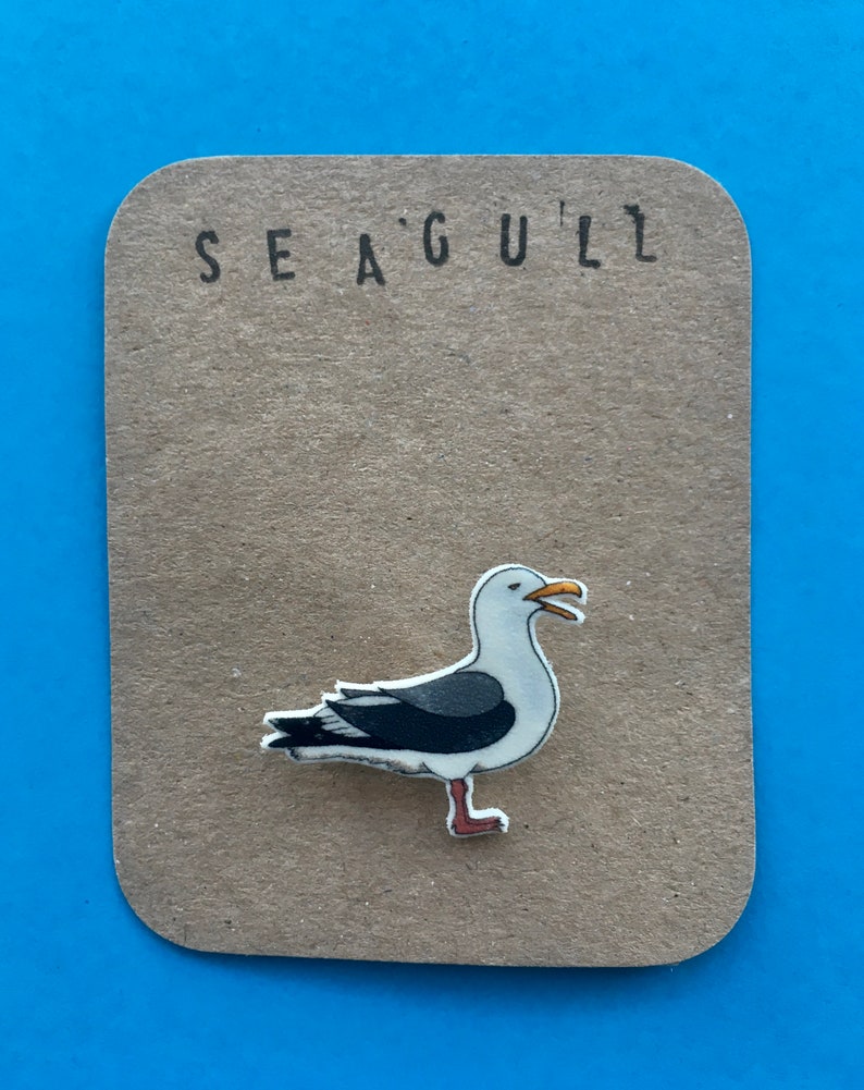 Little Seagull Badge - Etsy