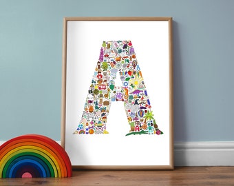 Doodle Art Print | Etsy