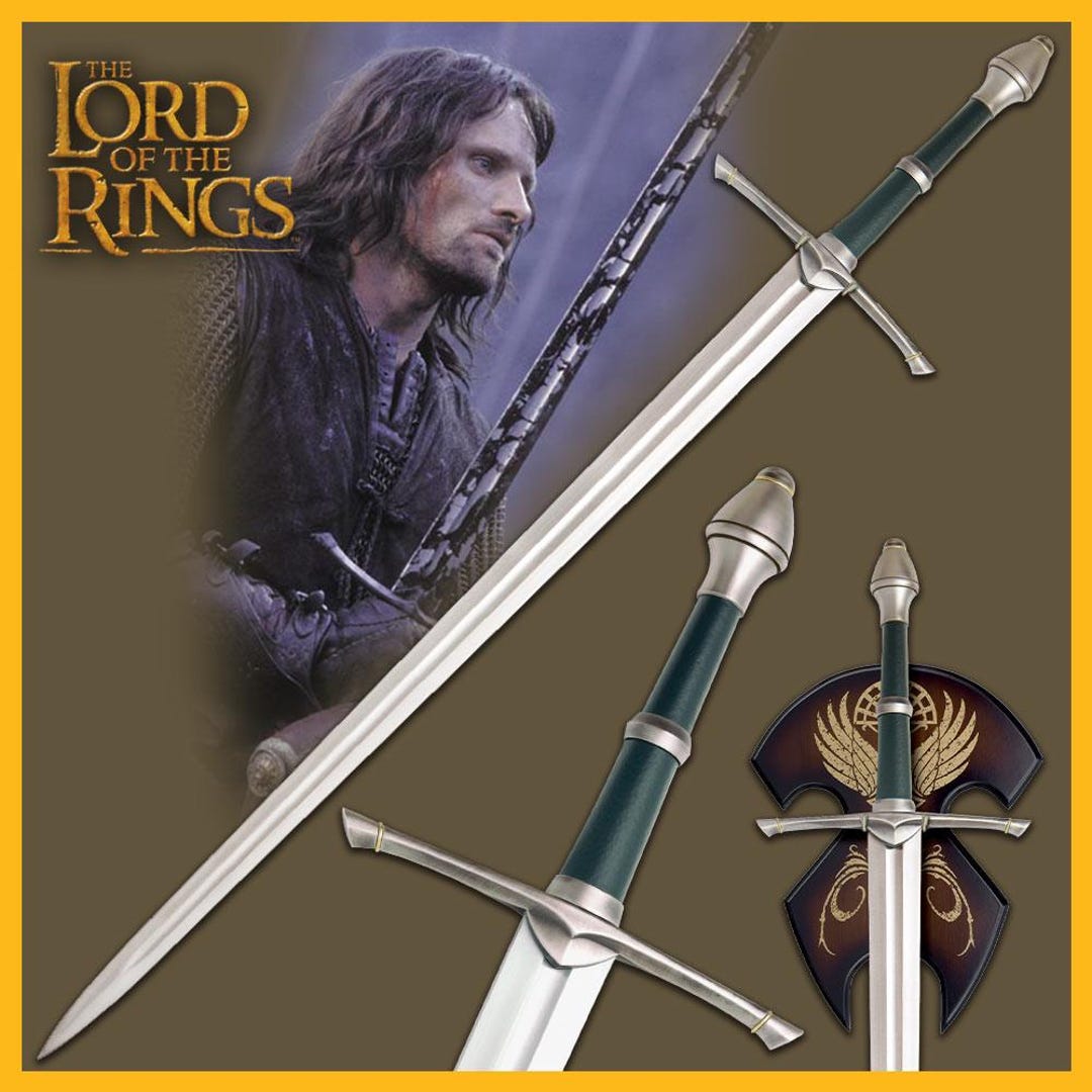 Sword of Strider Replica | Aragorn's Ranger Sword From LOTR | Lord of ...