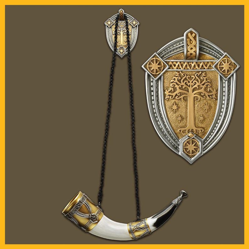 Licensed Lord of the Rings Horn of Gondor Replica: Boromir Collectible ...