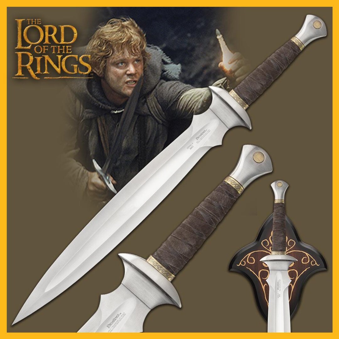 Sword of Samwise Replica: Lord of the Rings Licensed Hobbit Display ...