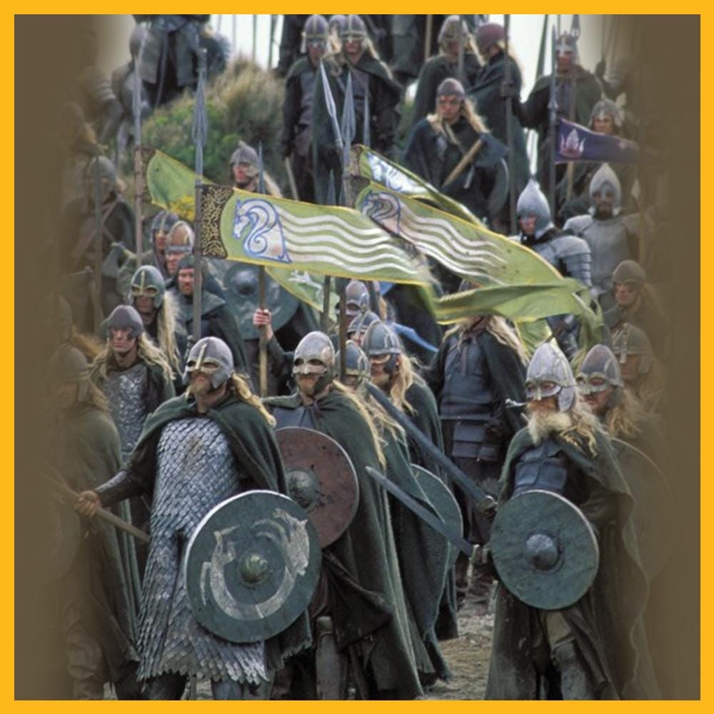 Rohan Riders Banner Replica: Licensed Lord of the Rings Display Flag - Etsy