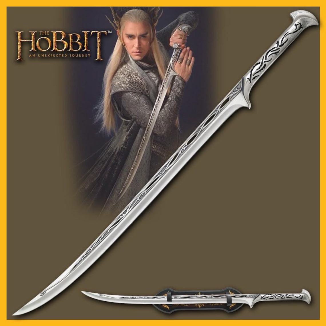 Sword of Thranduil Replica | Elven Blade From the Hobbit | Officially Licensed Tolkien Movie ...