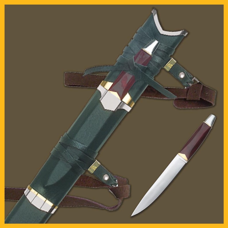 Strider Sword Scabbard Replica: Lord of the Rings Aragorn Sheath ...