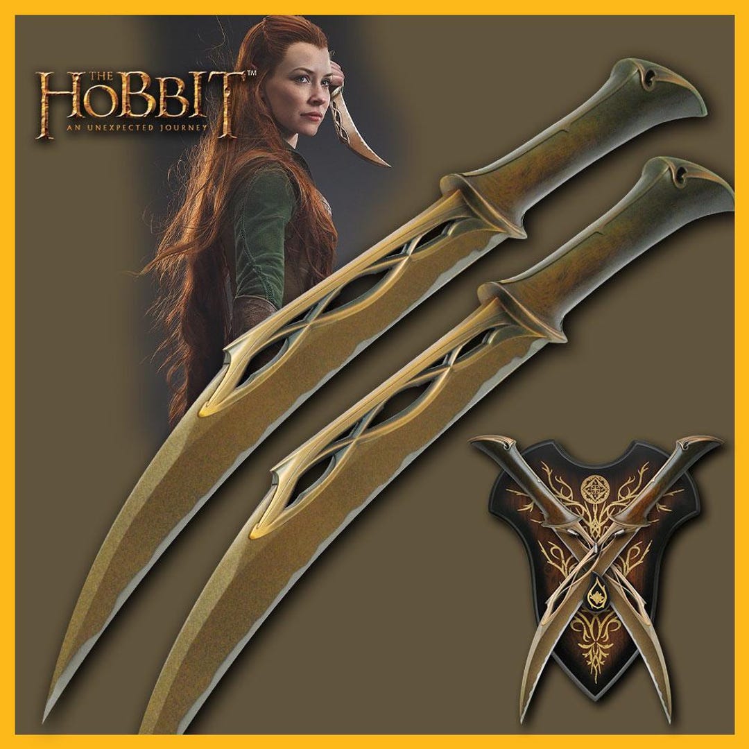 Tauriel Dagger Set Replica: the Hobbit Officially Licensed Elven ...