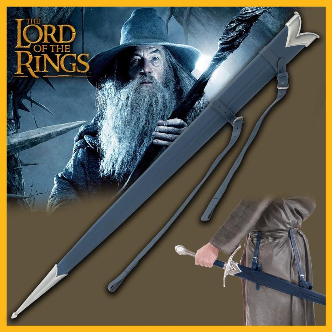 Glamdring Sword Scabbard | Gandalf's Sword Sheath Replica | Lord of the ...