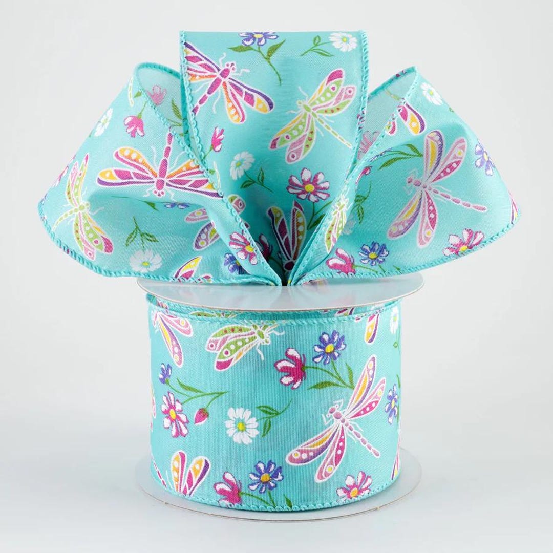 Sold by the Yard ** Listing is for 1 Yard ** 2 1/2" Dragonflies ...