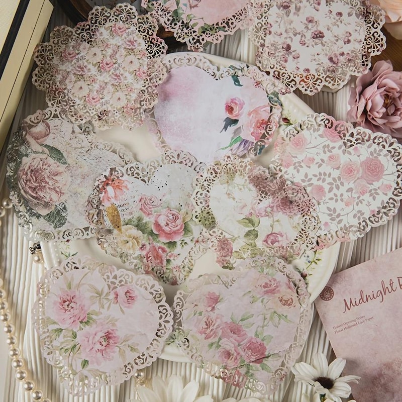 Pink Paper Doilies - Etsy