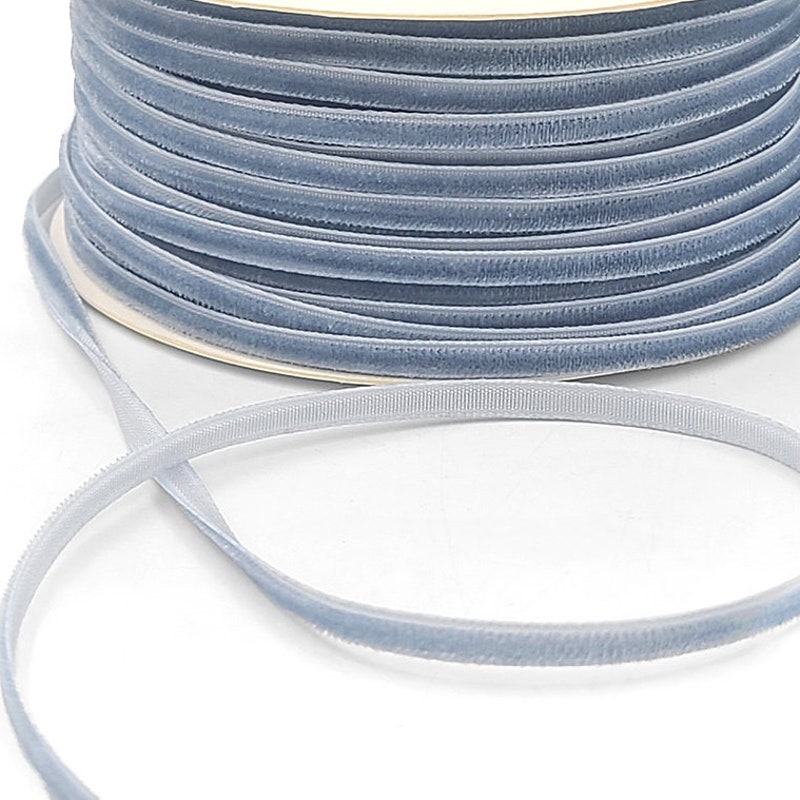 Slate Blue Ribbon - Etsy