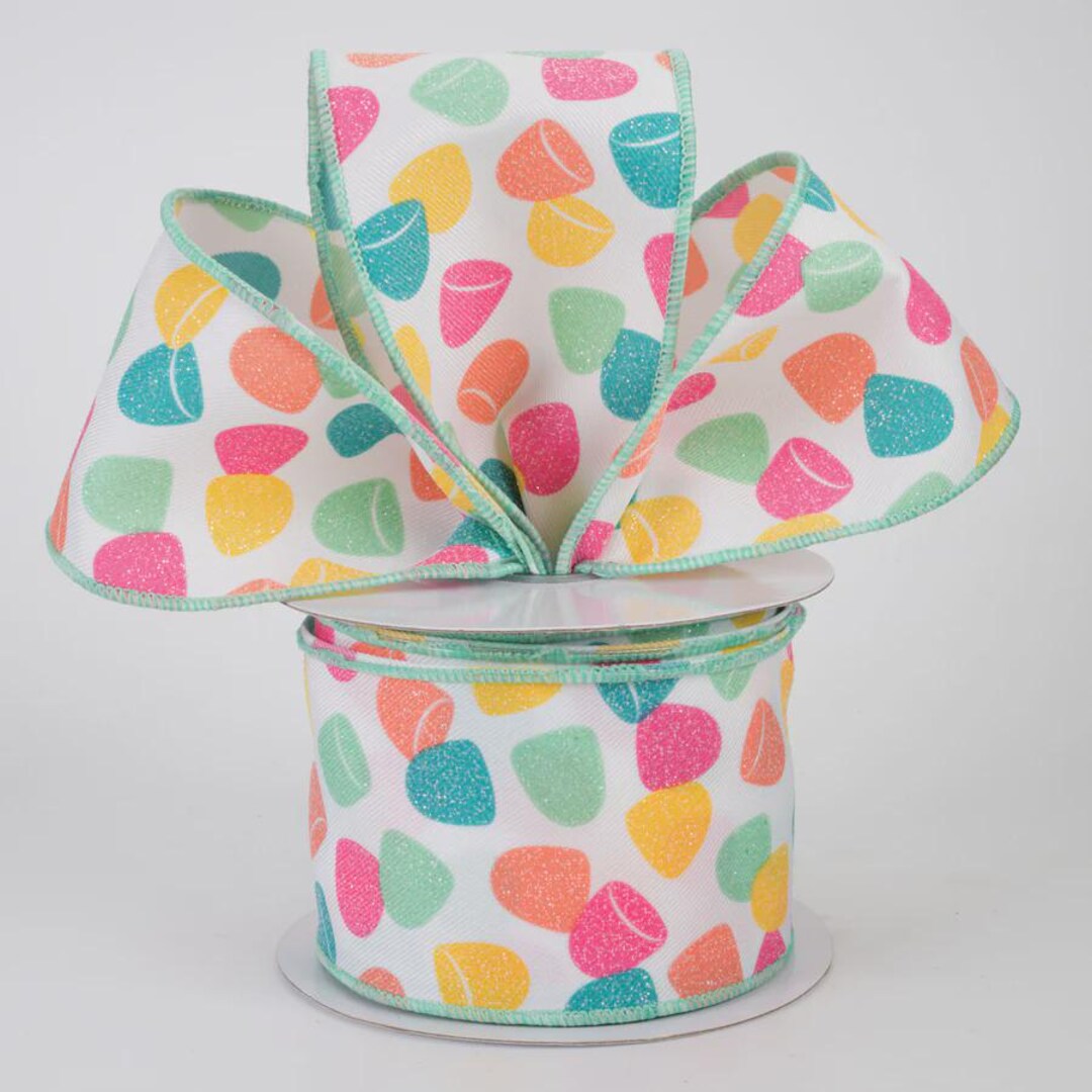 Sold by the Yard ** Listing is for 1 Yard ** 2 1/2" Gumdrops Candy ...