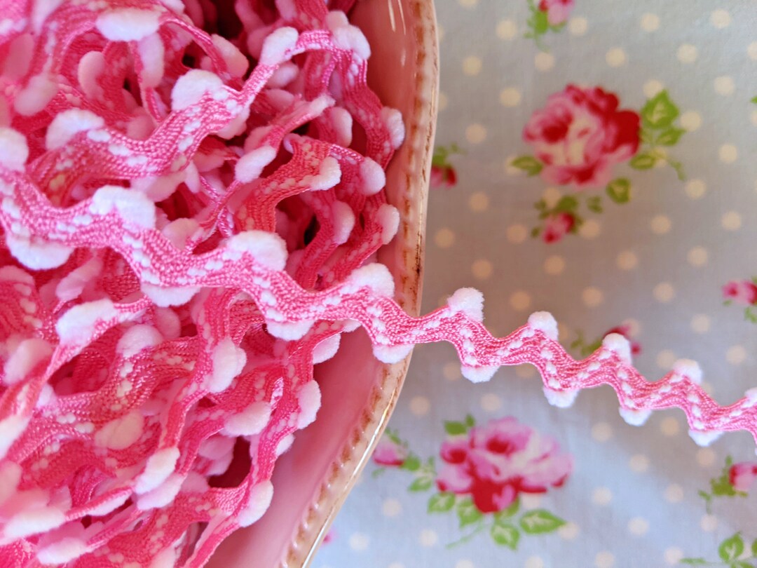 Pom Pom Ric Rac - Strawberry Shortcake - Trim - 5/8 Inch - 1 Yard - Etsy