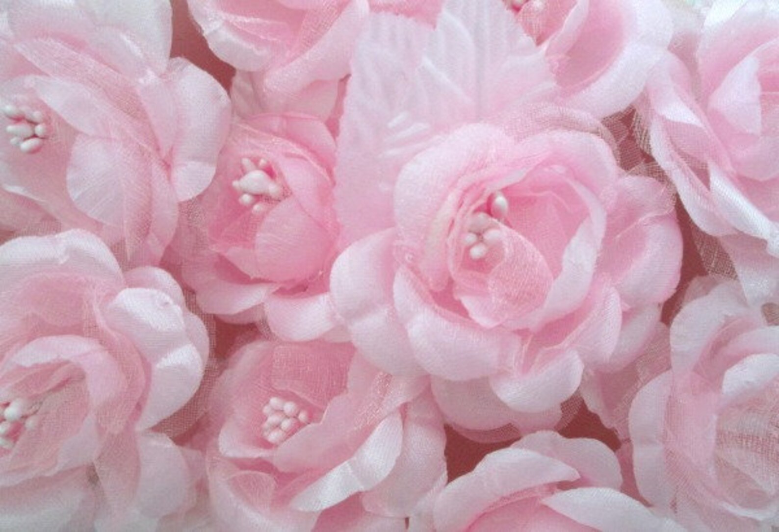 Pale Pink Satin Rose Pick - Etsy