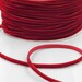 Deep Red Velvet String Ribbon - 1/8 Inch - 1 Yard - Etsy