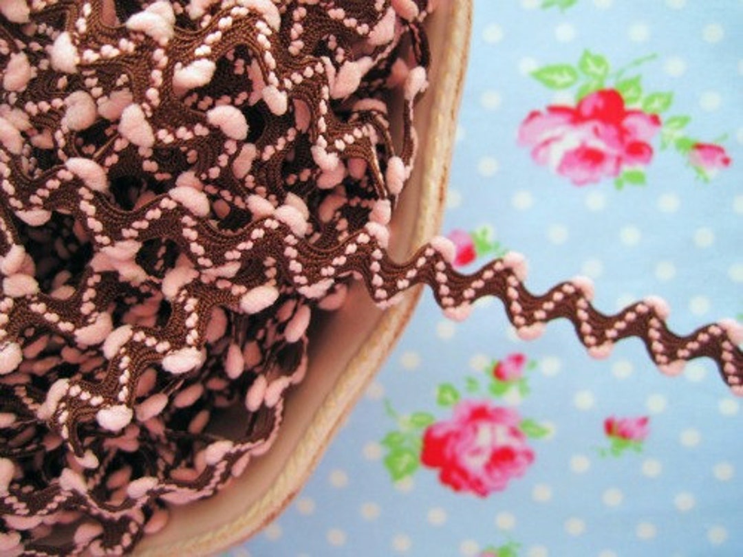 Pom Pom Ric Rac - Chocolate Berry Truffle - Trim - 5/8 Inch - 1 Yard - Etsy