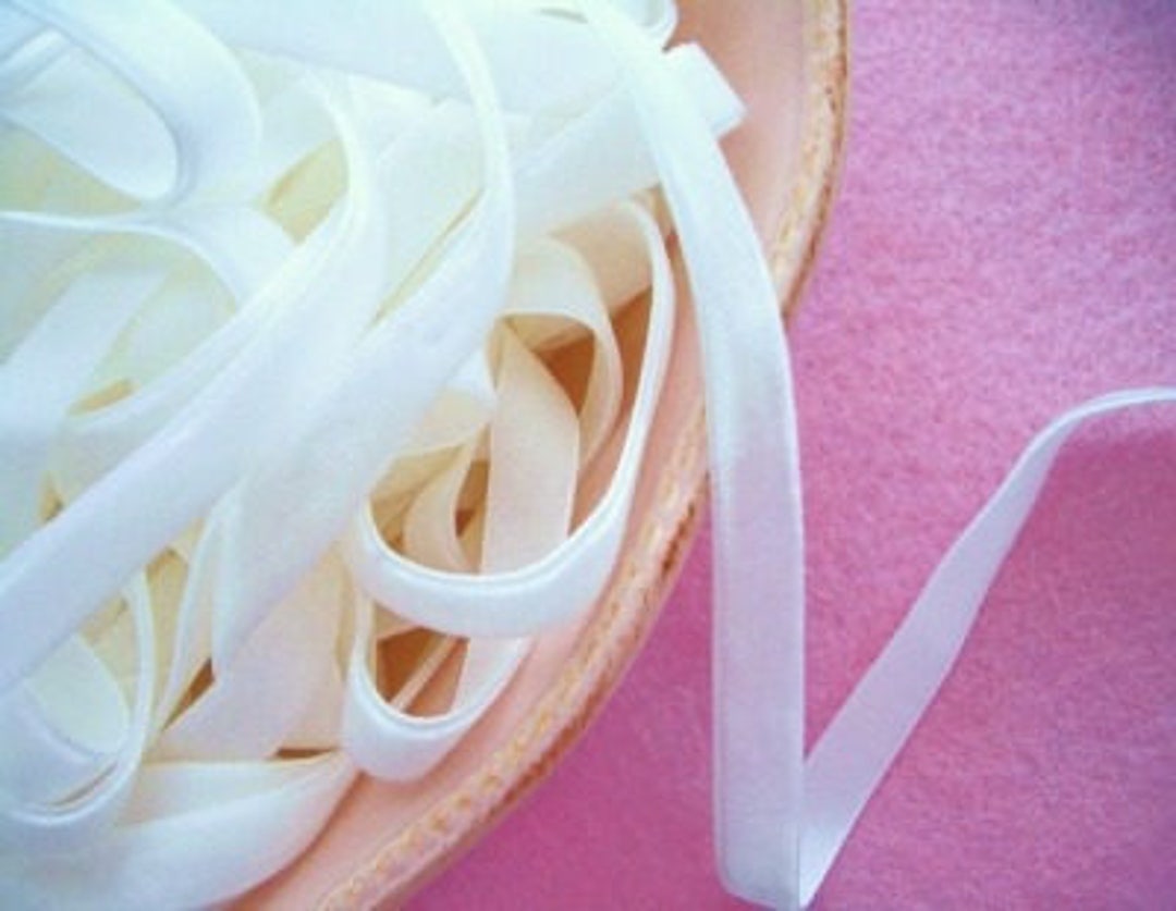 Snow White Velvet Ribbon 3/8 Inch 1 Yard - Etsy
