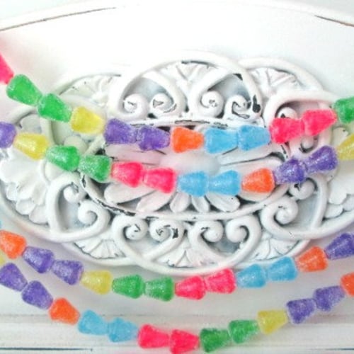 Miniature Sugary Gumdrop Garland Candies 3/8 Inch Garland - Etsy