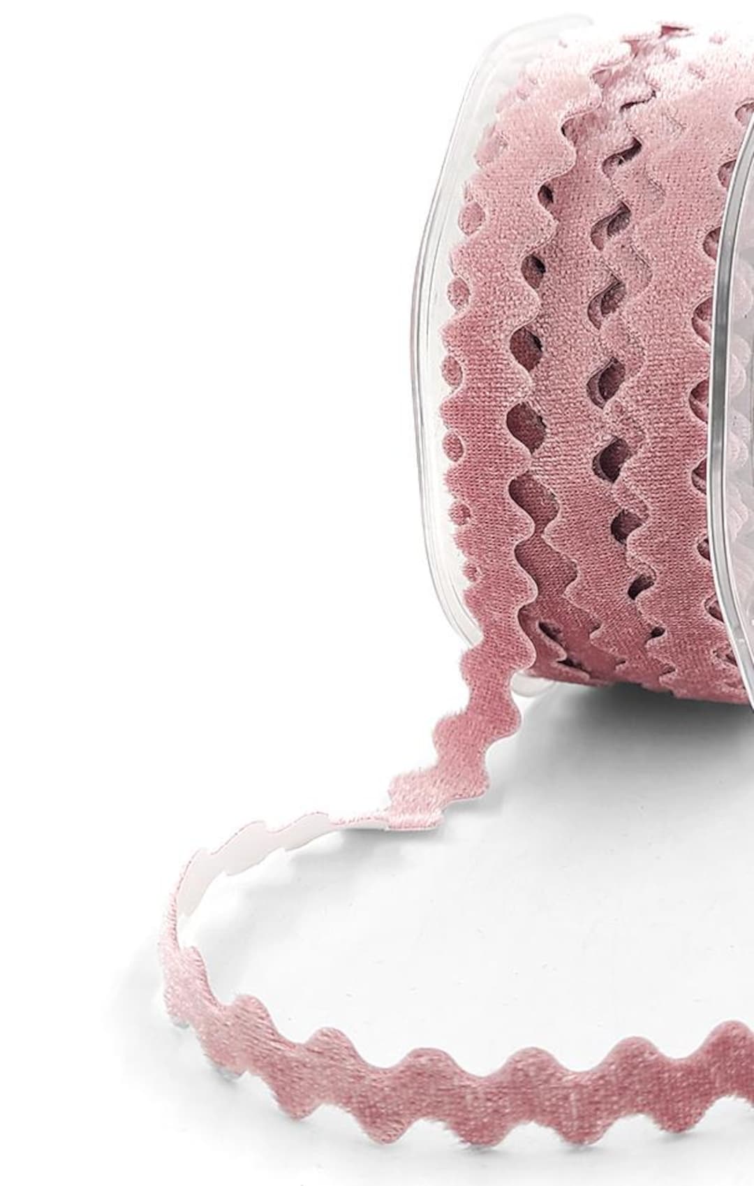 Adhesive Velvet Ric Rac Trim - Dusty Pink- 3/8 Inch - 1 Yard - Etsy