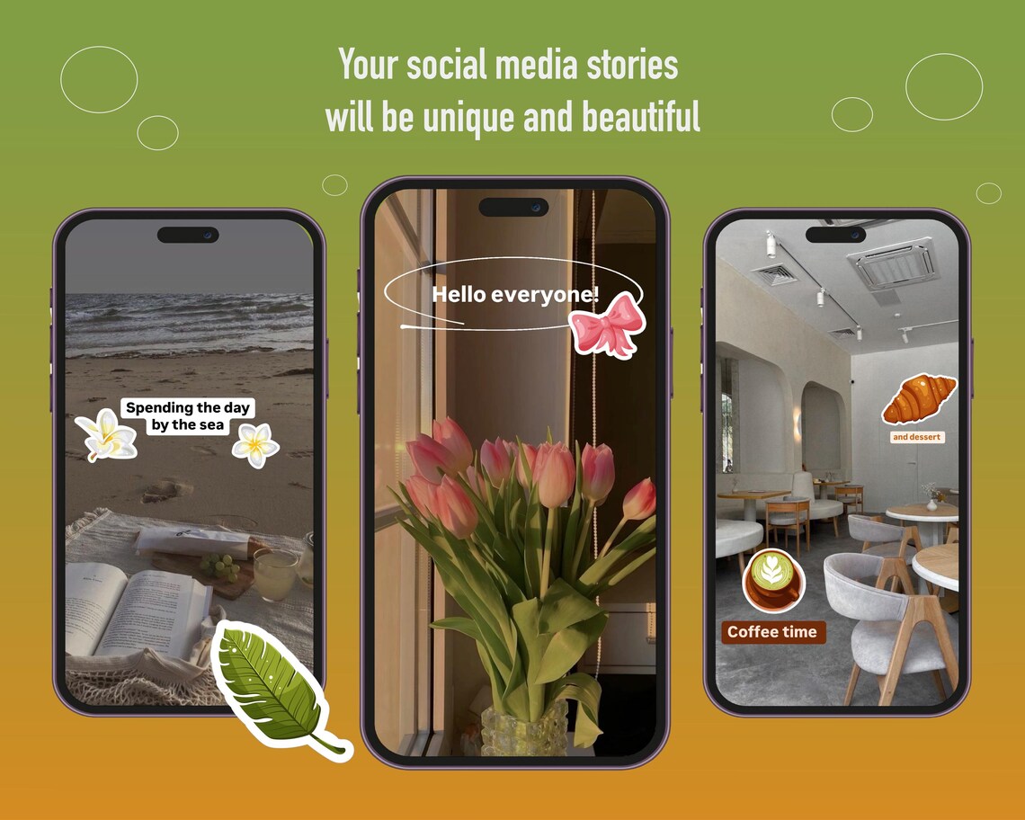 Handmade Spring Sticker Sheet. Easter Png Svg Eps Set Vector Cliparts ...