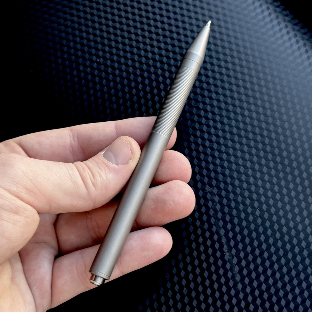 Titanium Pen Minimalist , EDC Writing Tool, Pocket Tool, EDC Titanium ...