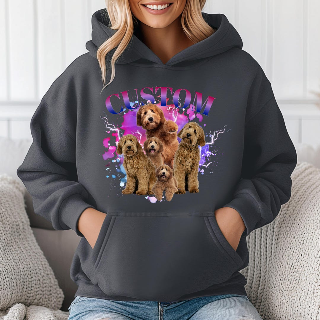 Custom Bootleg Rap Tee, Custom Doodle Bootleg Hoodie, Custom Dog Hoodie ...