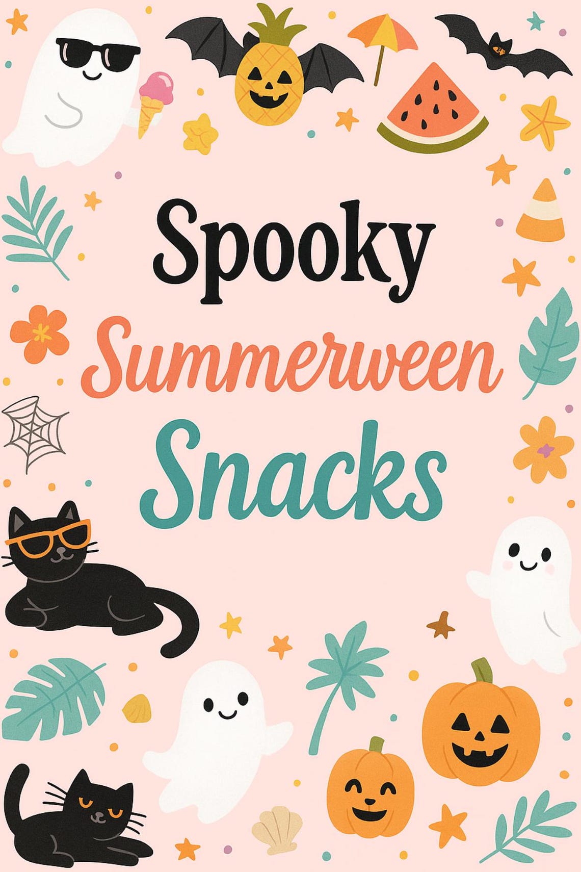 Summerween Party Sign, Summerween Table Sign, Summerween Printable ...