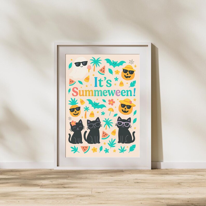 It’s Summerween! Printable Wall Art | 8x10 Digital Download - Etsy