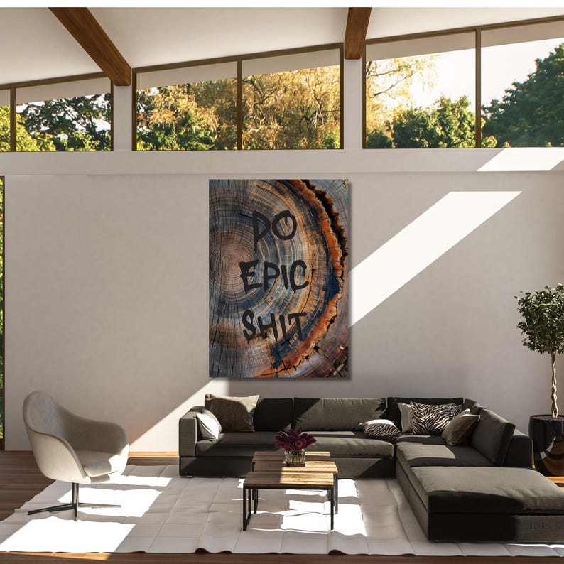 Motivational Quote "do EPIC Shit"canvas Wall Art Motivational Wall Art ...