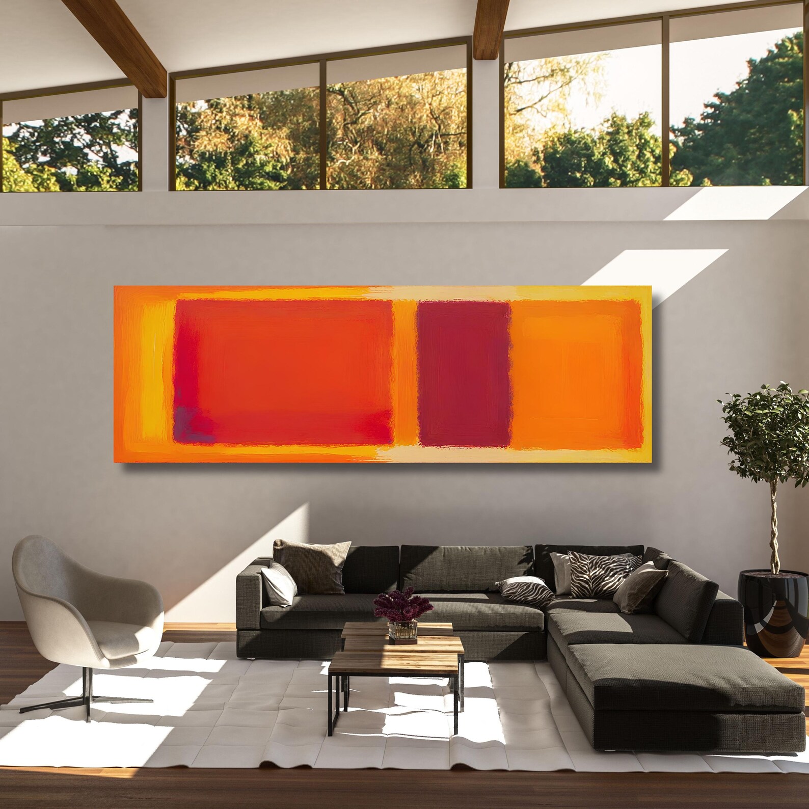 Panoramic Mark Rothko Canvas Art Famous Art,canvas Large Wall Art ...