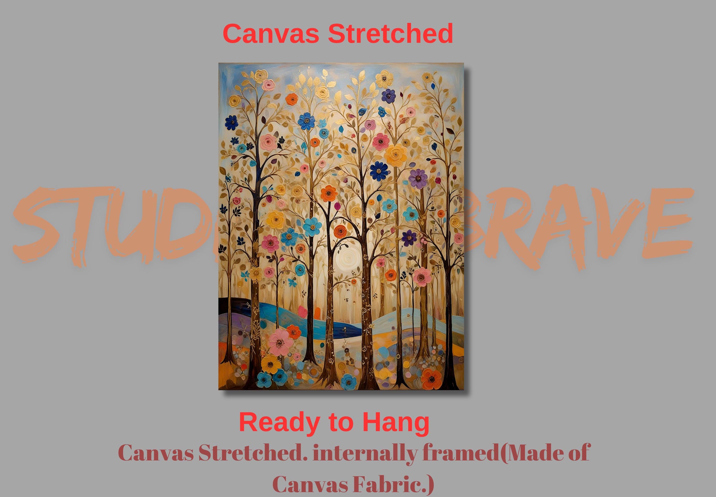 Panoramic Tree Rings Canvas Wall Art Elegant Natural Wall Art Great ...