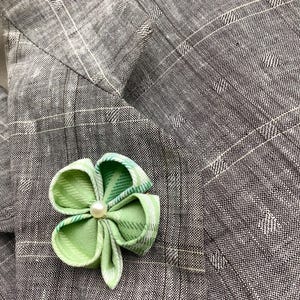 Shamrock Four Leaf Clover Lapel Pins Men Women Green Boutonniere ...