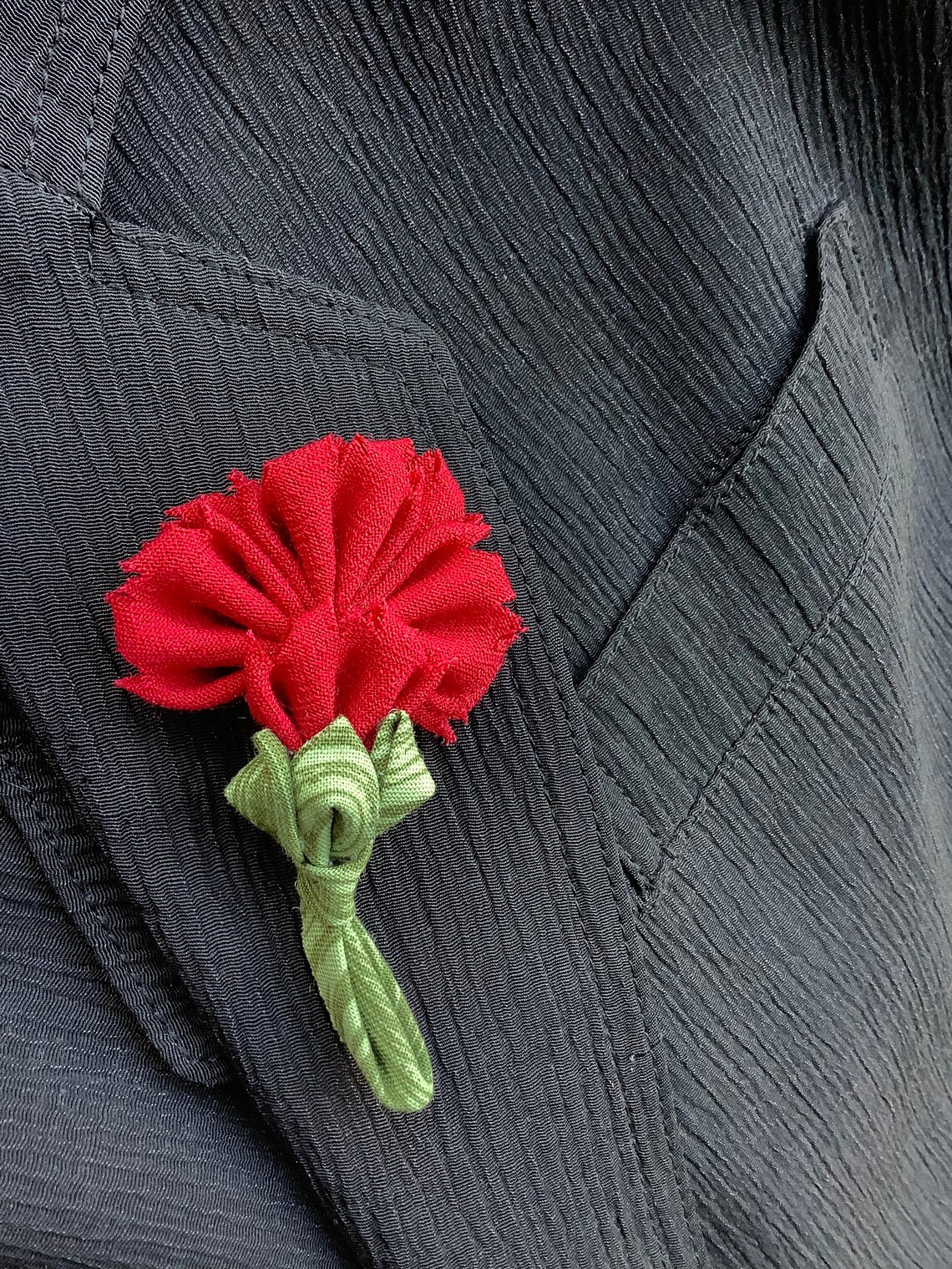 Wedding Lapel Pins Mens Lapel Pin Flower Red Carnation Red - Etsy