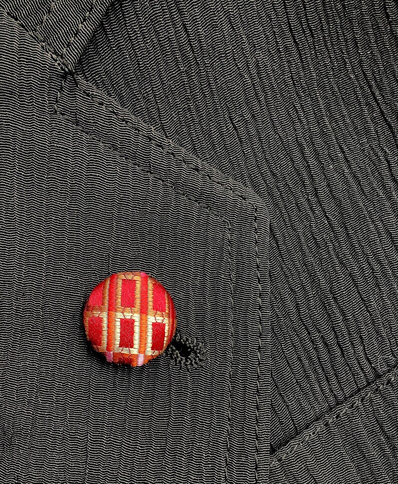 Men Lapel Pins Men Silk Button Lapel Pins Custom Red - Etsy