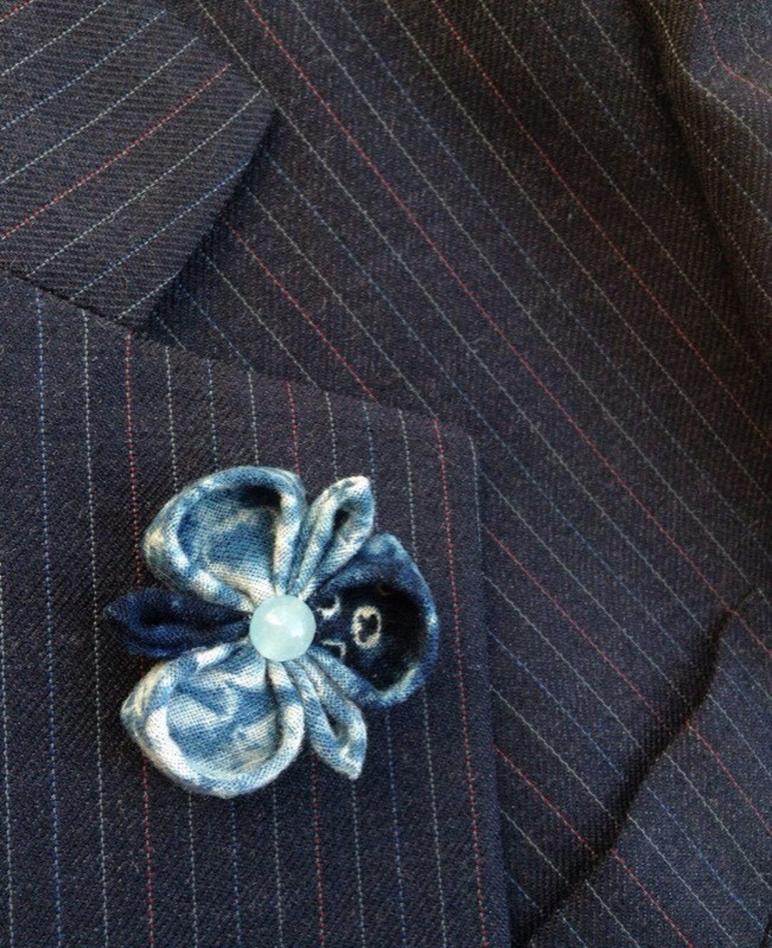 Blue Lapel Flower Lapel Pins Mens Lapel Pin Flower Lapel Pin Gifts for ...