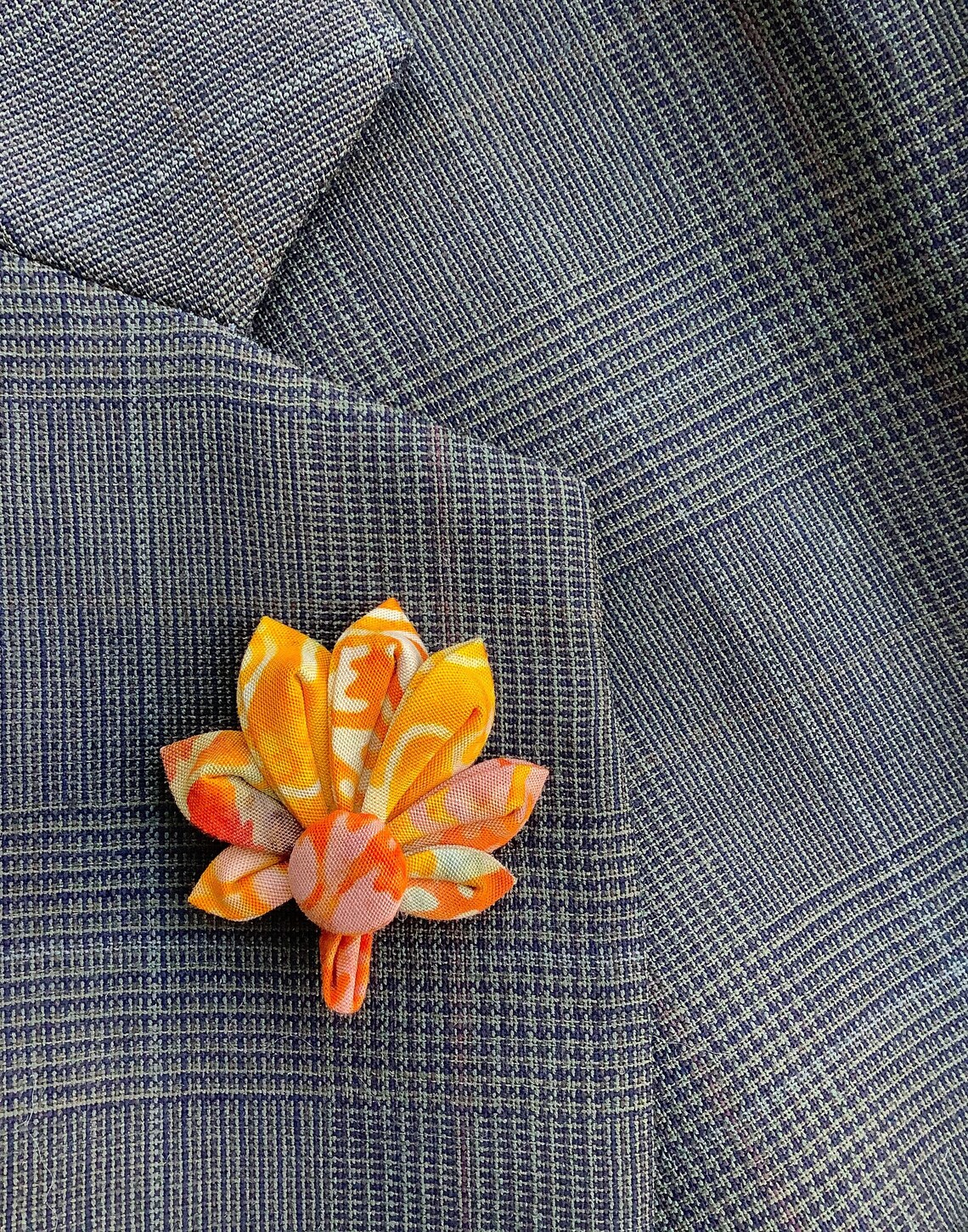 Lapel Pins Mens Lapel Pin Japanese Maple Leaf Orange Boutonniere ...